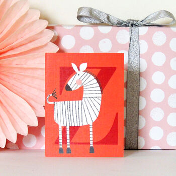 Mini Z For Zebra Card By Kali Stileman Publishing | notonthehighstreet.com
