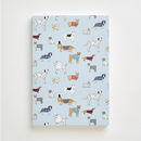 Dog Pattern Notebook In A6 And A5 Size By Mary Kilvert ...