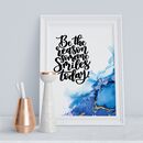 Set Of Two Watercolour Inspirational Quote Prints By Izzy & Pop ...