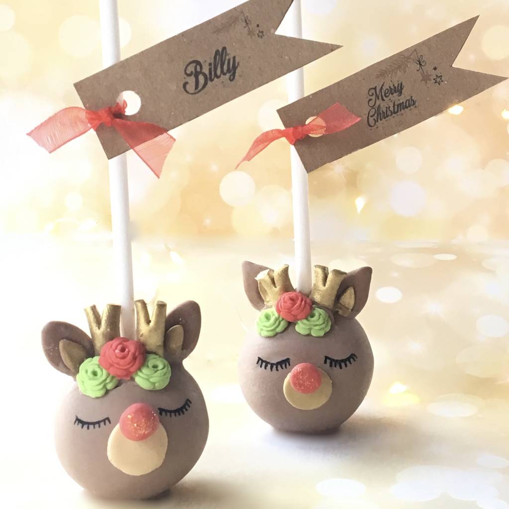 christmas reindeer cake pops by popalicious cake pops ...