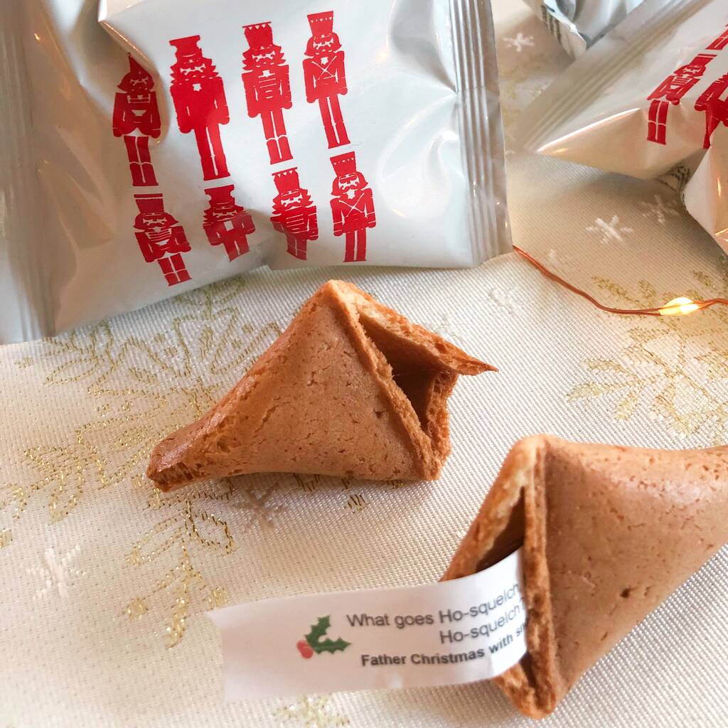 Christmas Fortune Cookies By Bunting & Barrow | notonthehighstreet.com