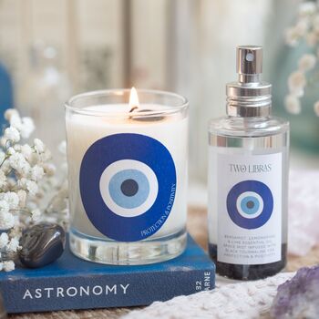 Evil Eye Space Mist Tourmaline Protection And Positivity By Two Libras