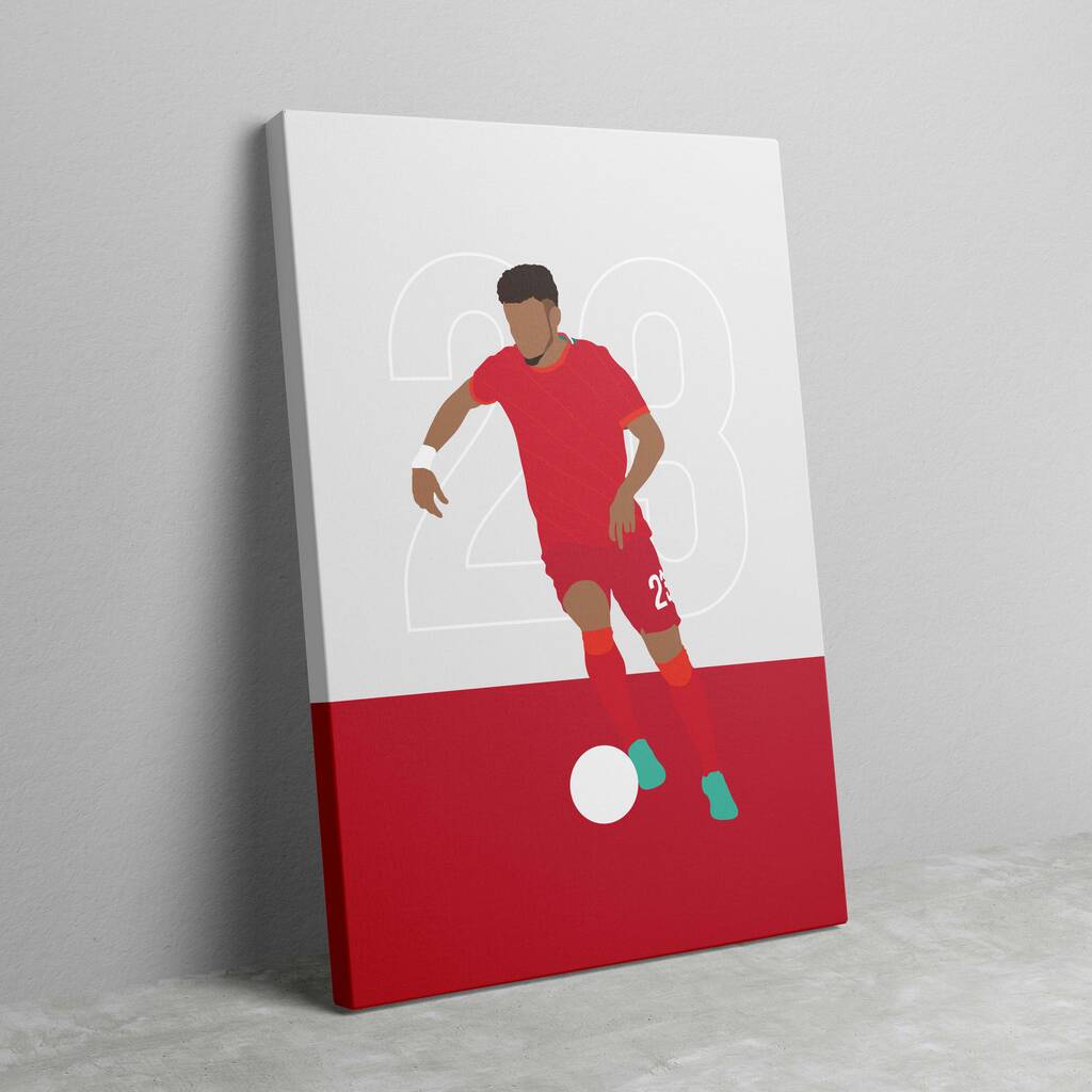 Luis Díaz Liverpool Canvas By Jack's Posters | notonthehighstreet.com