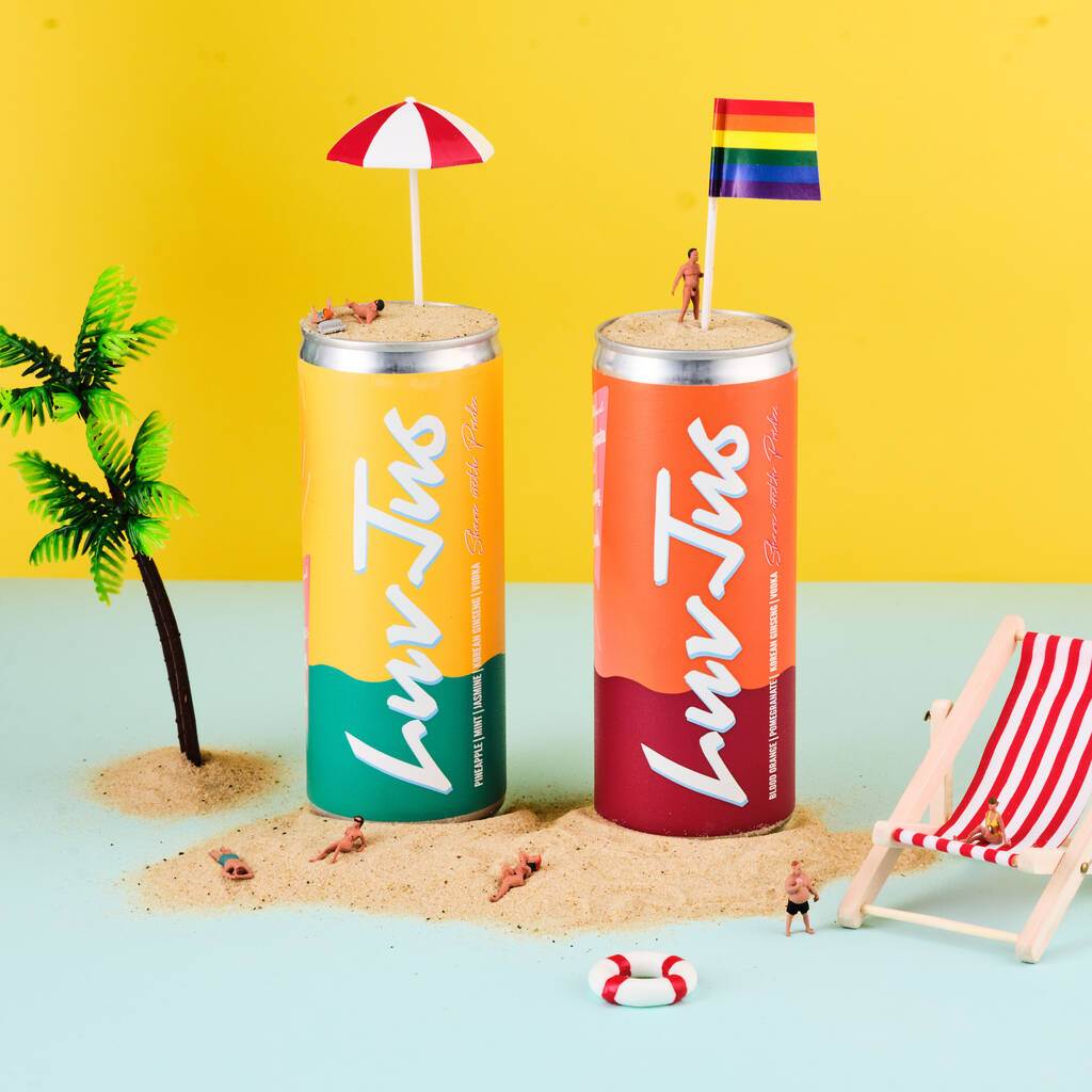 Mixed Cocktail Gift Case By Luv Jus | notonthehighstreet.com