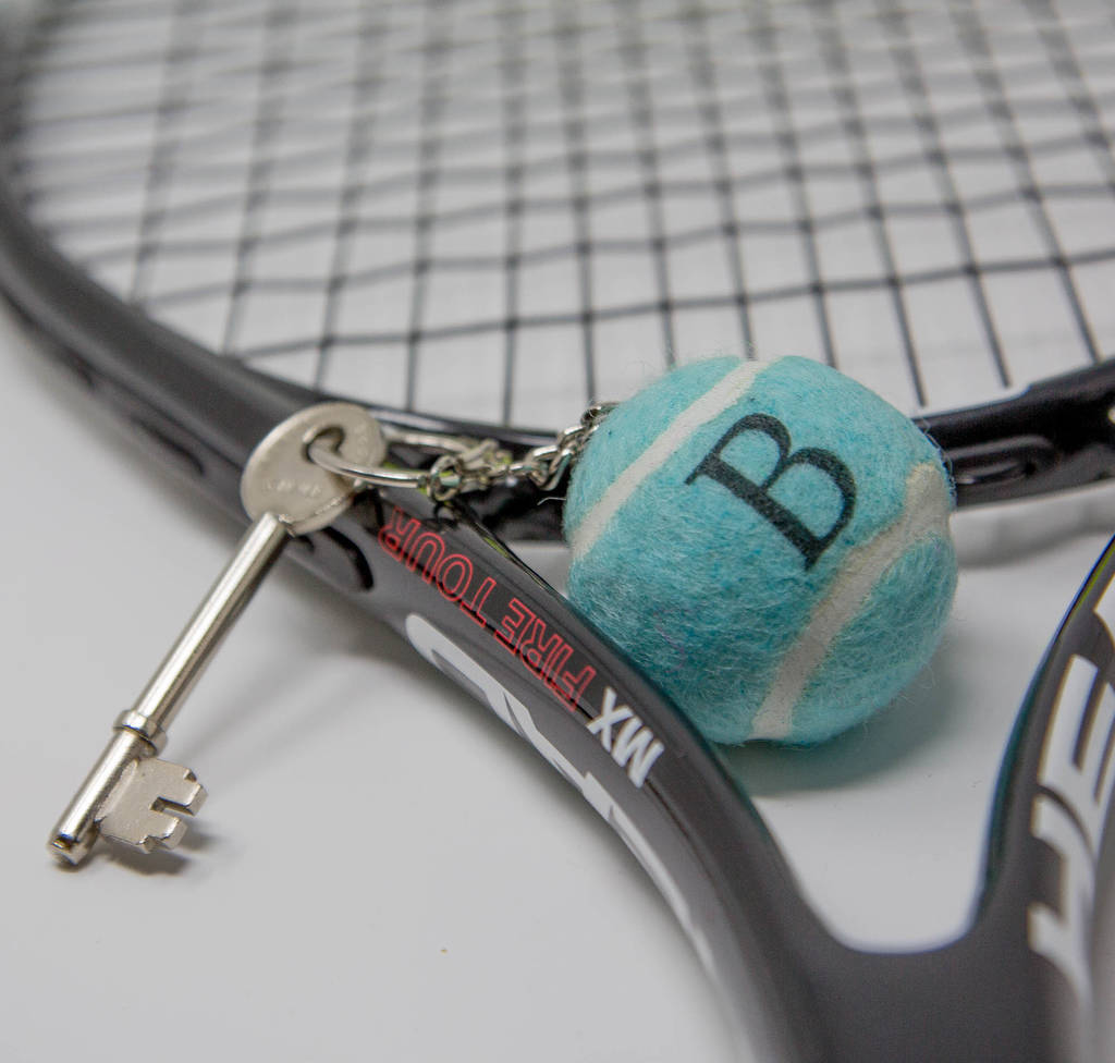 Personalised Tennis Ball Keyring By Price Of Bath | notonthehighstreet.com