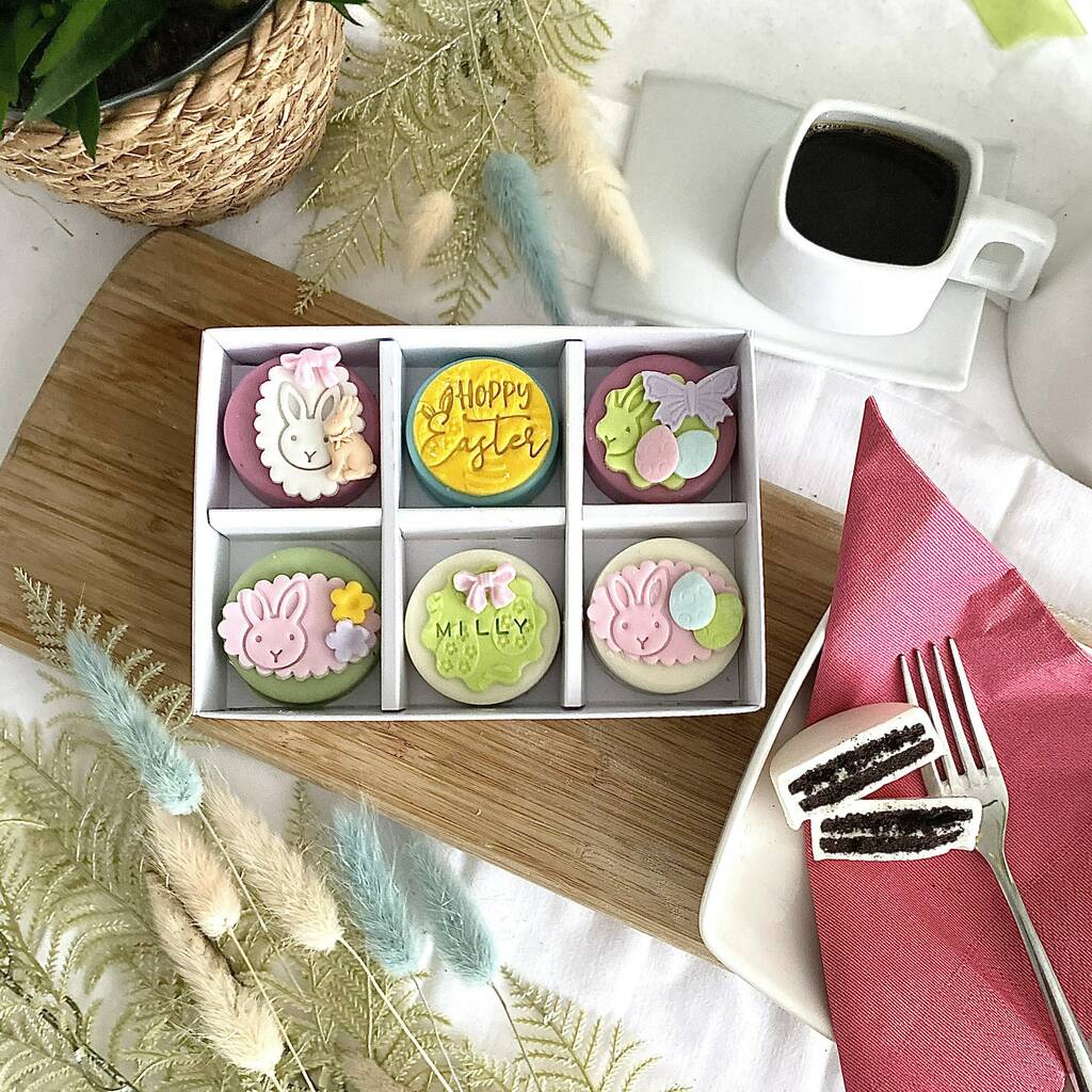 Personalised Easter Chocolate Coated Oreo Gift Box By La di da Sweet ...
