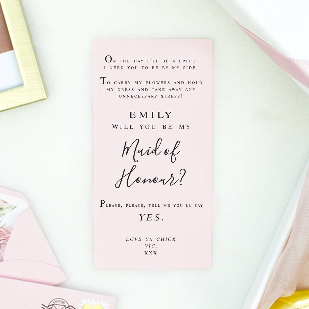 Will You Be My Maid Of Honour By Little Letter Notonthehighstreet will-you-be-my-maid-of-honour-by-little-letter-notonthehighstreet