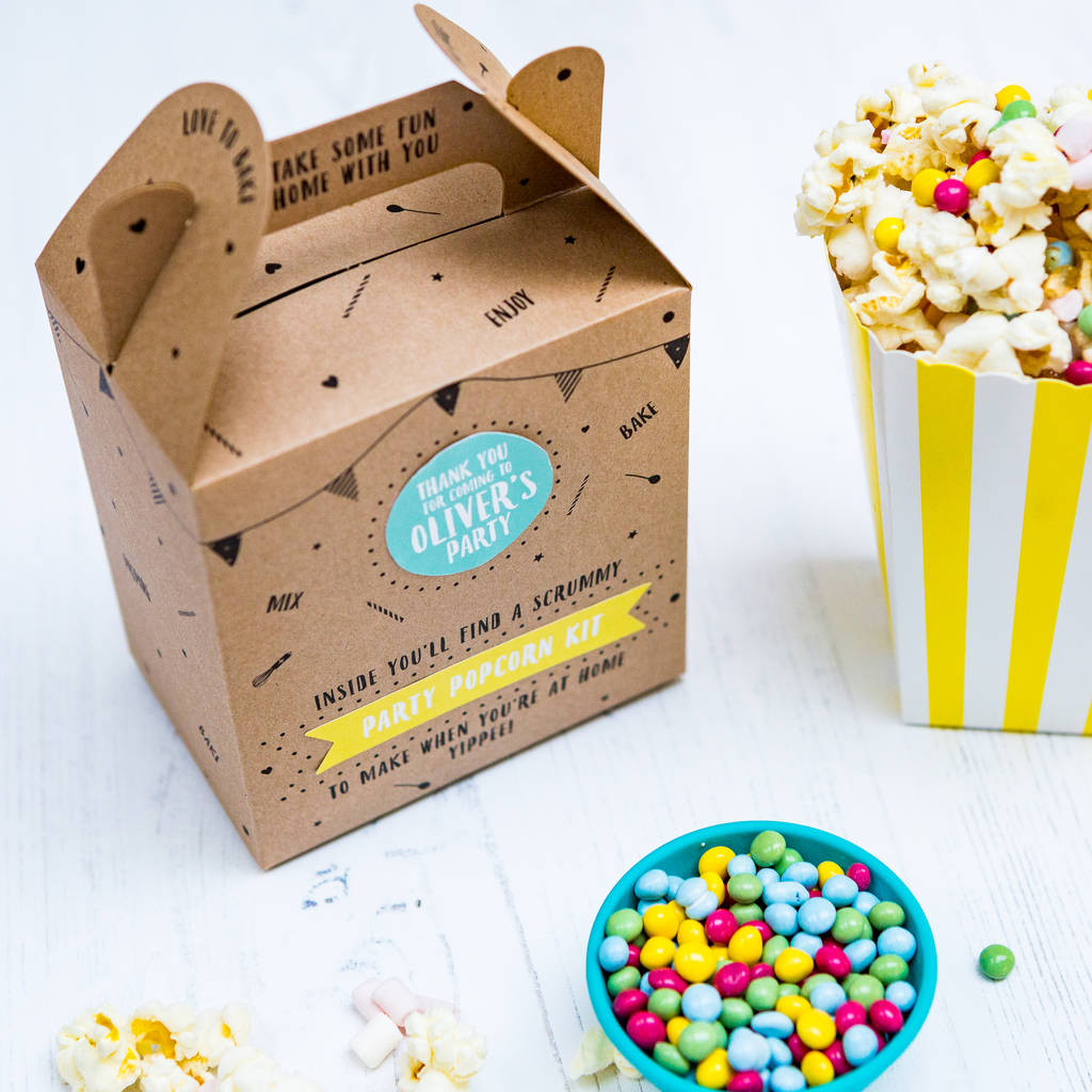 marshmallow goo party bag popcorn kit by craft & crumb ...