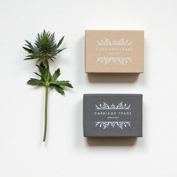 Sterling Silver Button Stud Earrings By The Carriage Trade Company ...