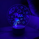 Personalised Led Space Theme Night Light By Perfect Personalised Gifts ...
