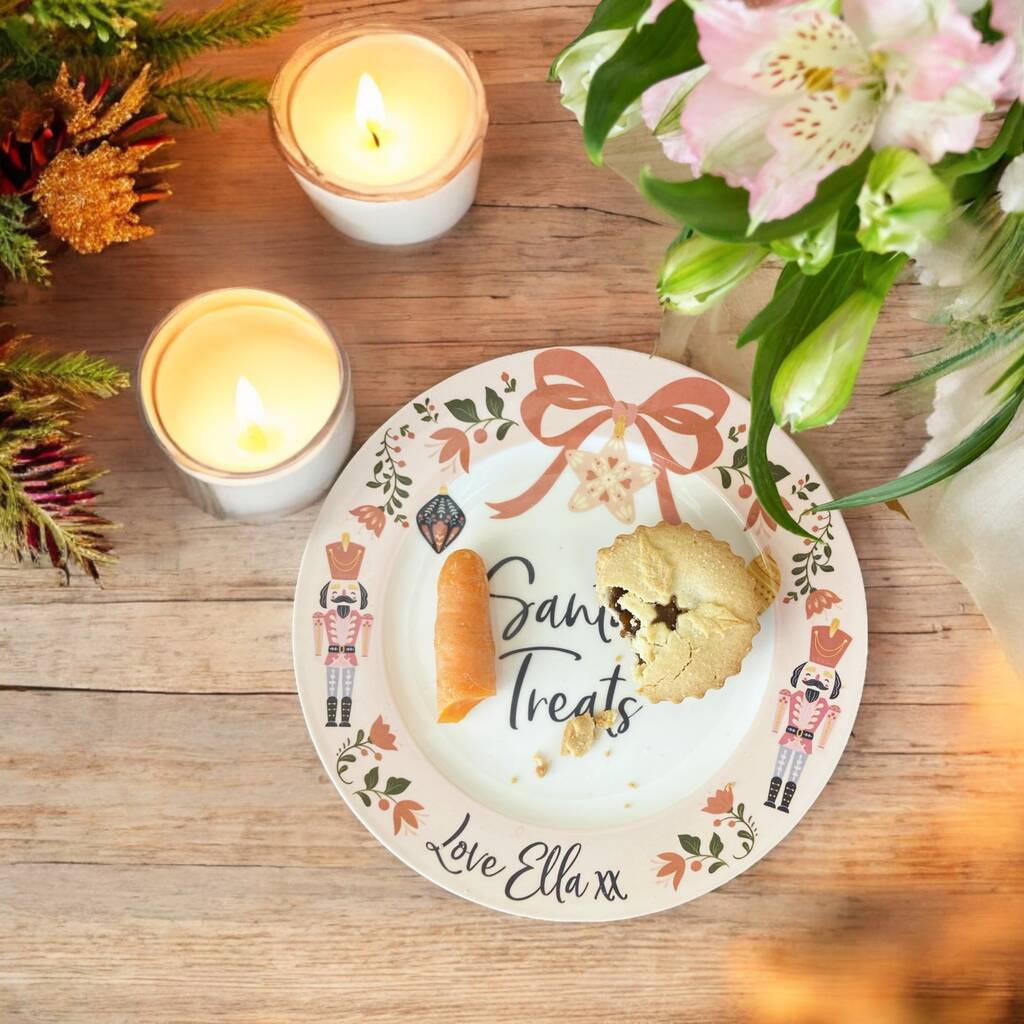 Personalised Christmas Eve Plate By Kate Charlton Ceramics