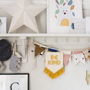 Be Kind Tasseled Embroidery Banner Kit By Cotton Clara ...