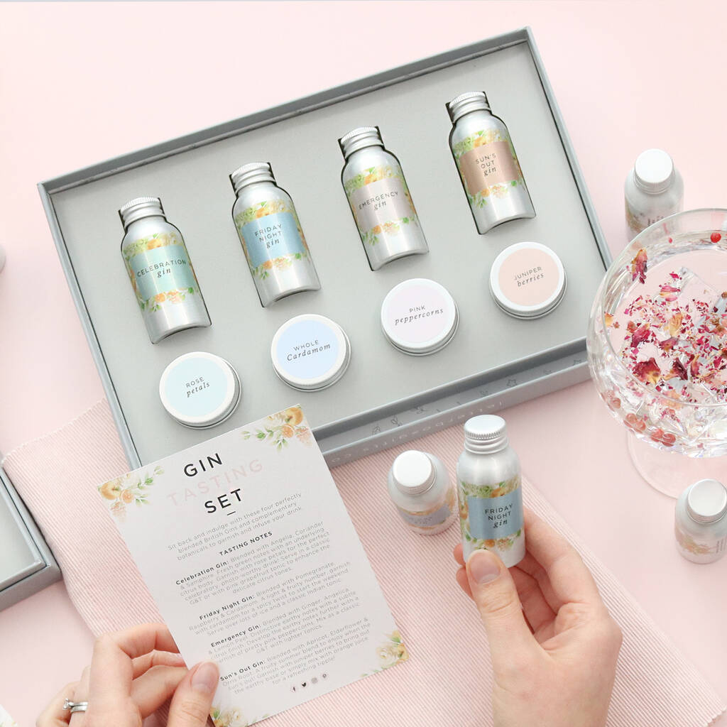 Gin Tasting Set Letterbox Gift By Letterbox Gifts | notonthehighstreet.com