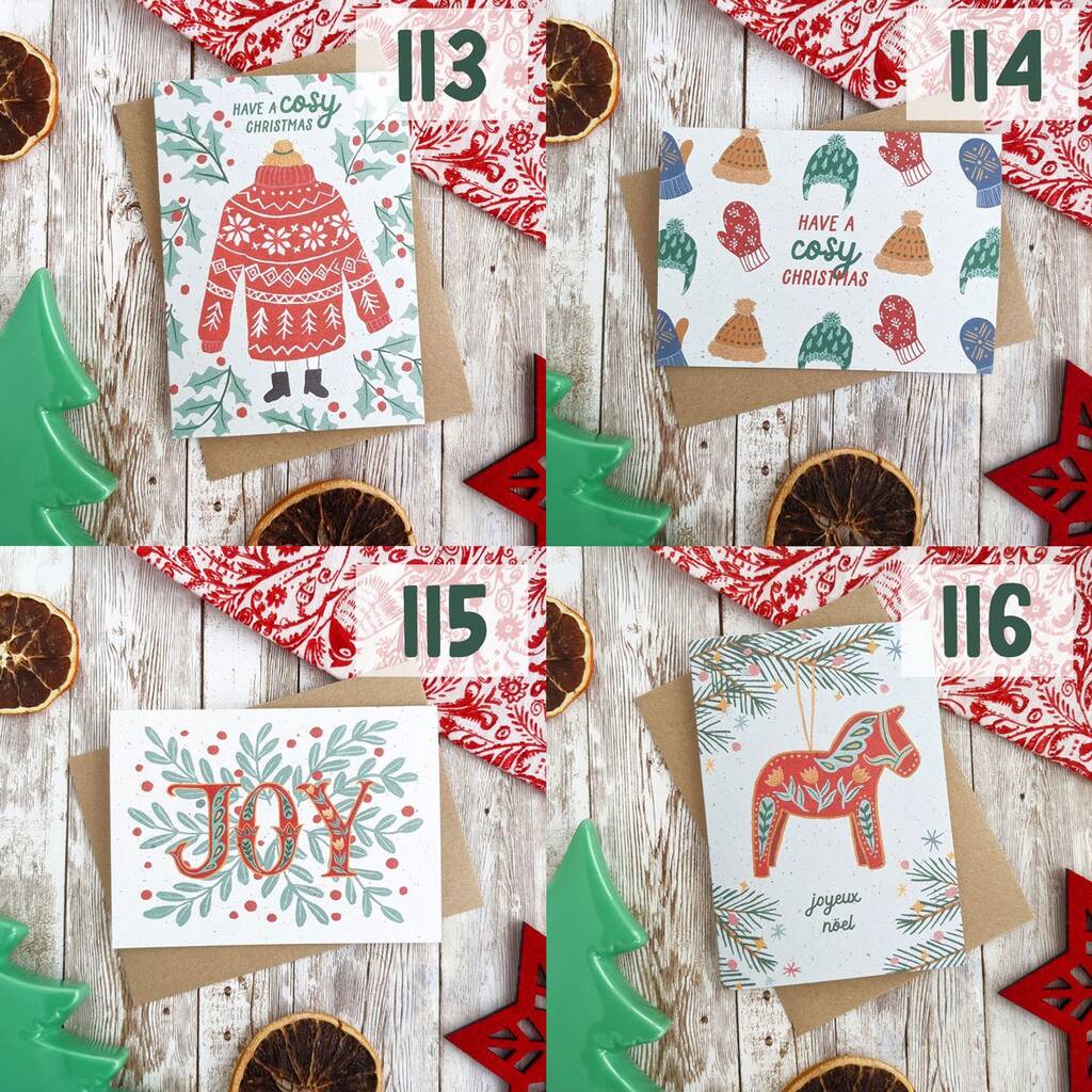 Christmas Cards Set Clintons Traditional Santa & Train Christmas Cards ...