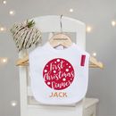 First Christmas Dinner Bib By Jack Spratt | notonthehighstreet.com
