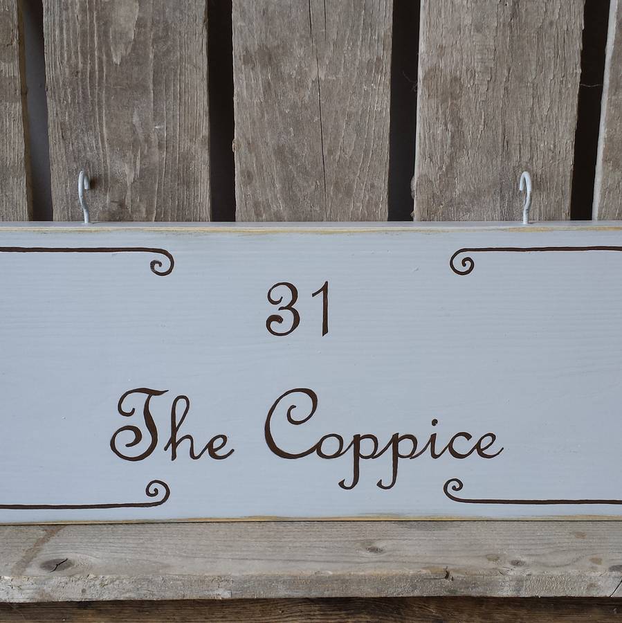 house sign by giddy kipper | notonthehighstreet.com