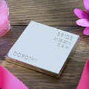 Personalised Silver Compact Mirror For Weddings By Nest ...