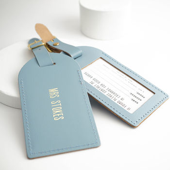 Something Blue Luggage Tag By Wue | notonthehighstreet.com