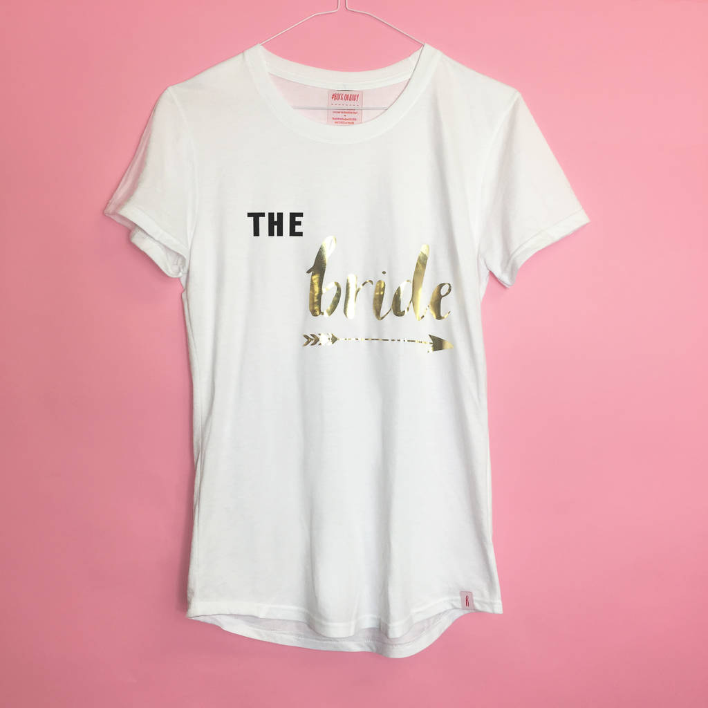 The Bride Bride Tribe Hen Party T Shirt By Rock On Ruby
