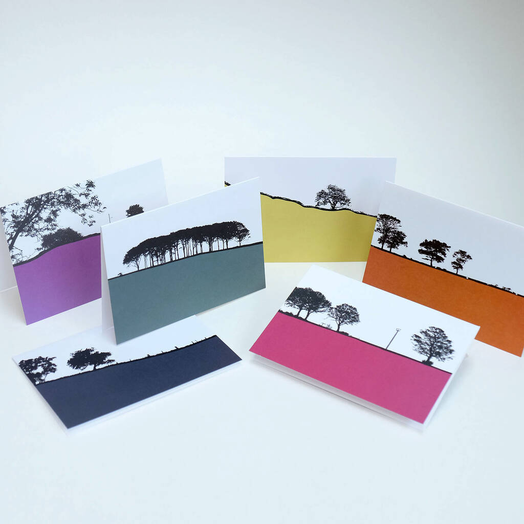 Rural Landscape Greeting Cards By The Art Rooms | notonthehighstreet.com