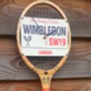 Wimbledon Tennis Racket Wall Clock By Vyconic | notonthehighstreet.com