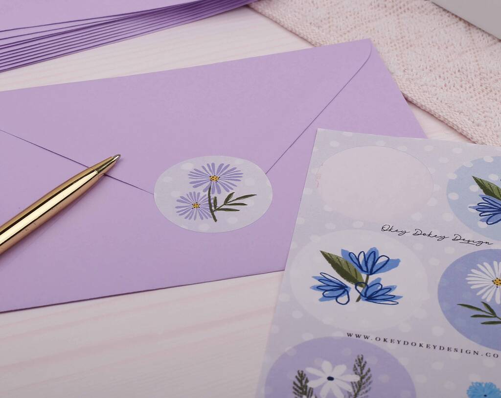 Personalised Floral Writing Paper Gift Box Set By Making Meadows ...