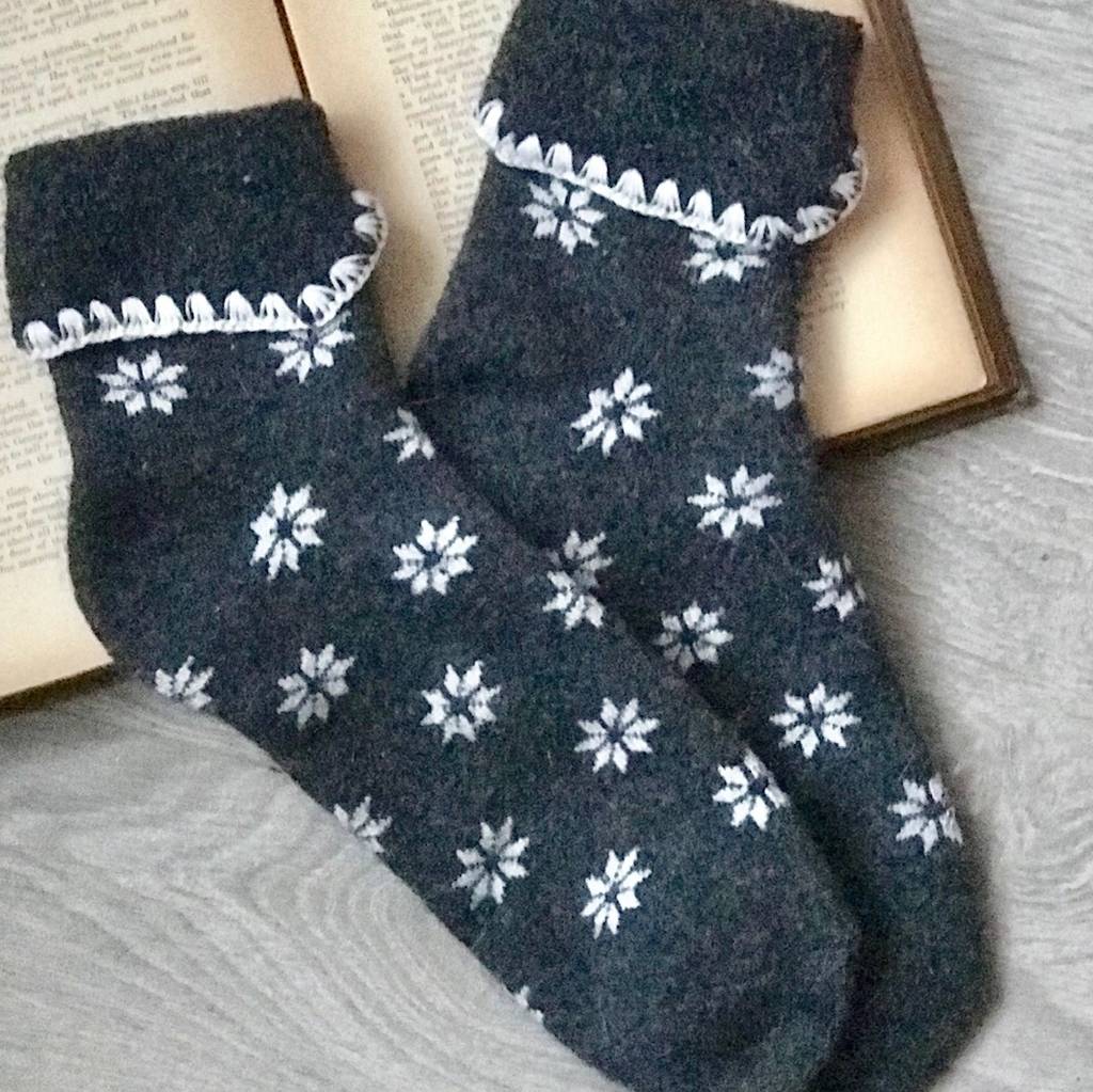 personalised super soft cosy star socks by the alphabet gift shop ...