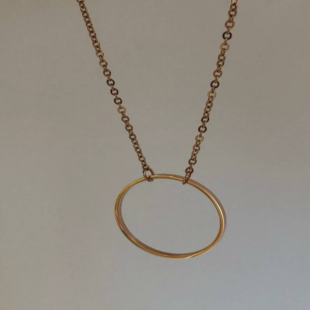 Eternity Circle Pendant By Get It Rapt. | notonthehighstreet.com