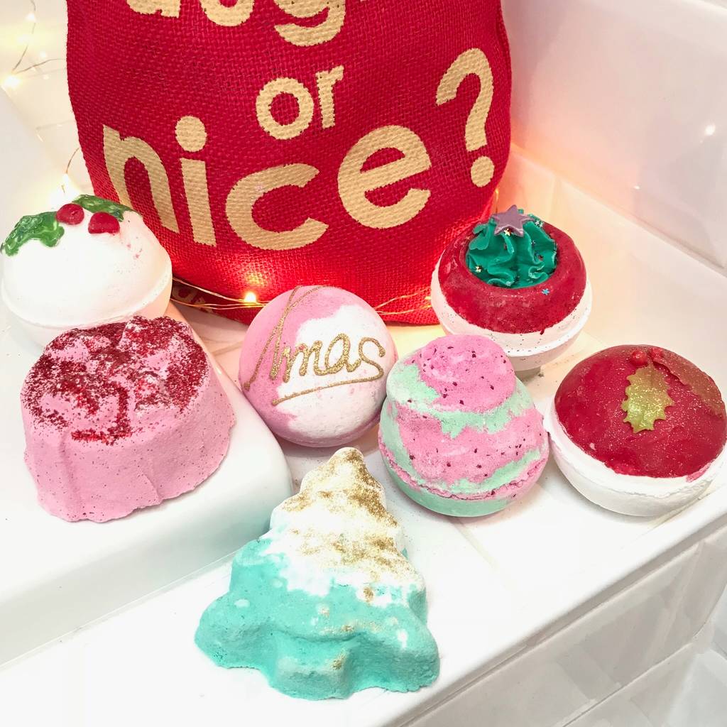 Santa Sack Of Bath Bombs By Pink Pineapple Home & Gifts ...