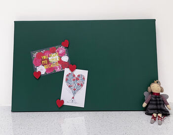 Coloured Canvas Magnetic Noticeboard By THE MAGNETIC NOTICEBOARD ...