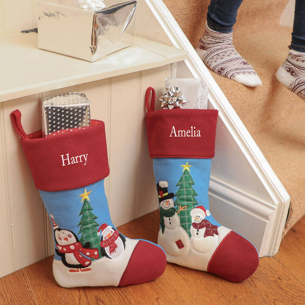 Personalised Children's Christmas Character Stocking By Dibor ...
