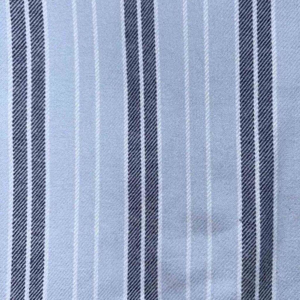 Men's 'Brighton Blue' Stripe Brushed Cotton Robe By BRITISH BOXERS