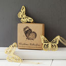 luxe gold perspex christmas butterflies by seahorse ...