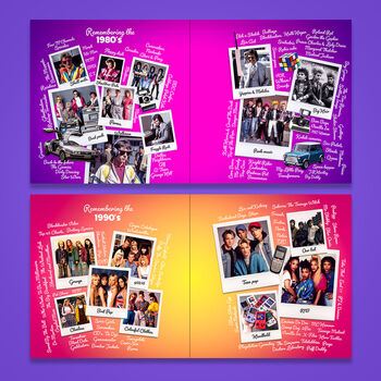 Personalised 40th Birthday Gift Book 'My Birthday Book' By Be In The Book