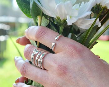 multi drop ring by lucy quartermaine | notonthehighstreet.com