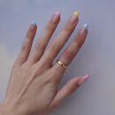 Triple Opal Ring By Junk Jewels | notonthehighstreet.com