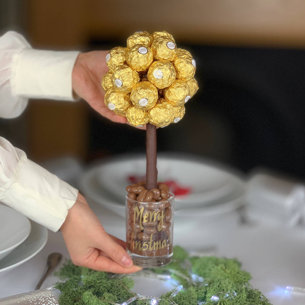 personalised ferrero rocher® sweet tree by sweet trees ...