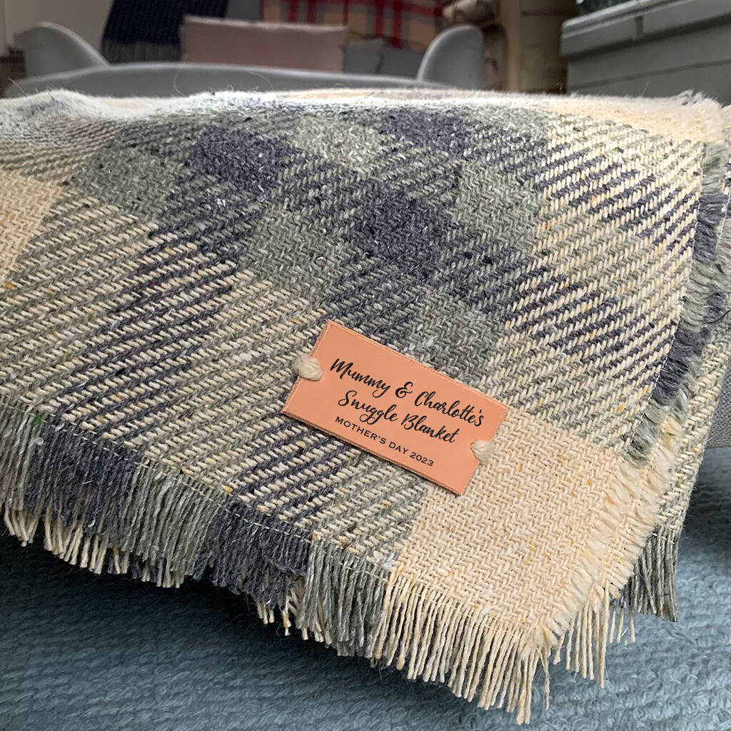 Personalised Mummy And Me Snuggle Blanket By Delightful Living ...