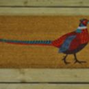 pheasant coir doormat by garden selections | notonthehighstreet.com