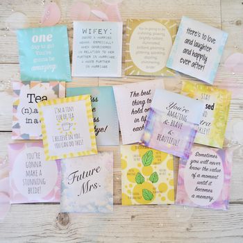 Wedding Countdown Tea Gift Set For Bride By victoria mae designs ...