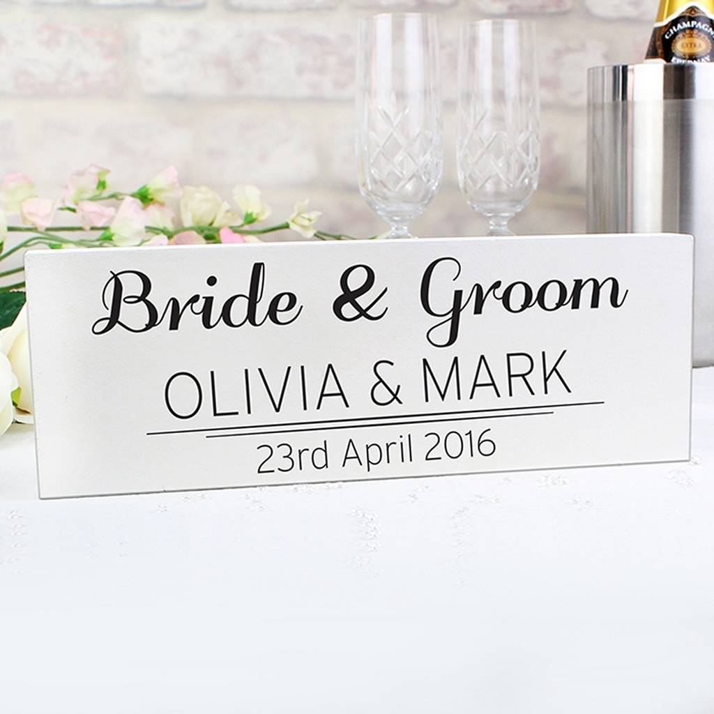 Personalised Wooden Block Sign By When I Was a Kid | notonthehighstreet.com