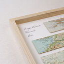 Remember When… Personalised Five Map Print Gift By Bombus ...