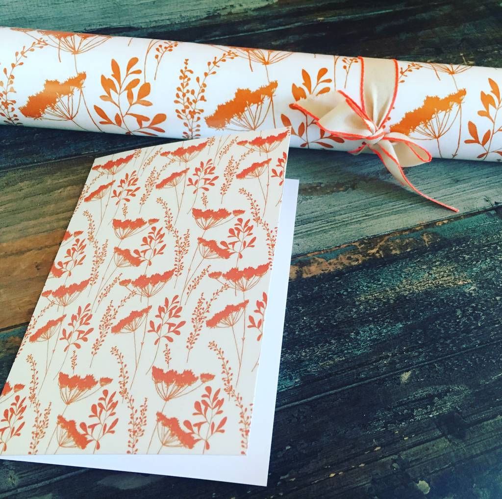 Wrapping Paper And Card Set By The Shed Inc | notonthehighstreet.com