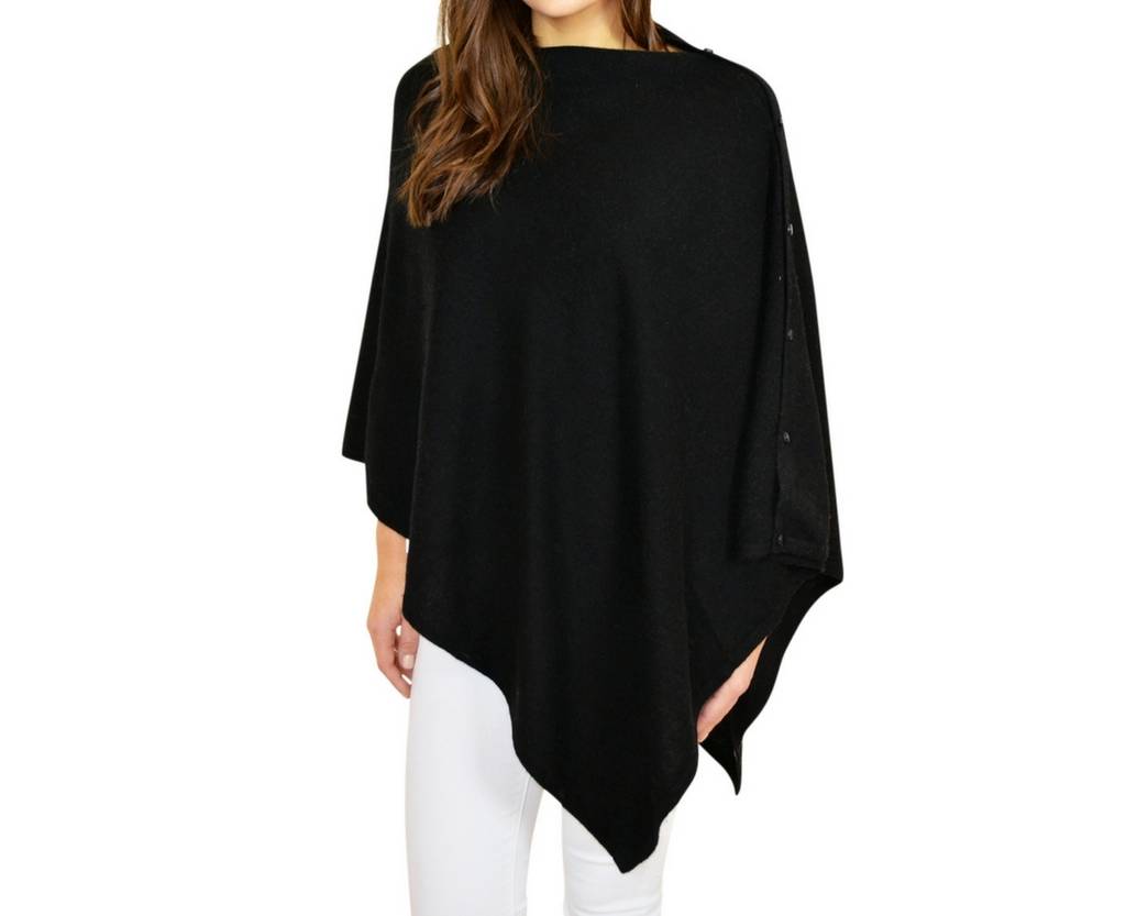 personalised cashmere blend button wrap shawls by mimi & thomas ...