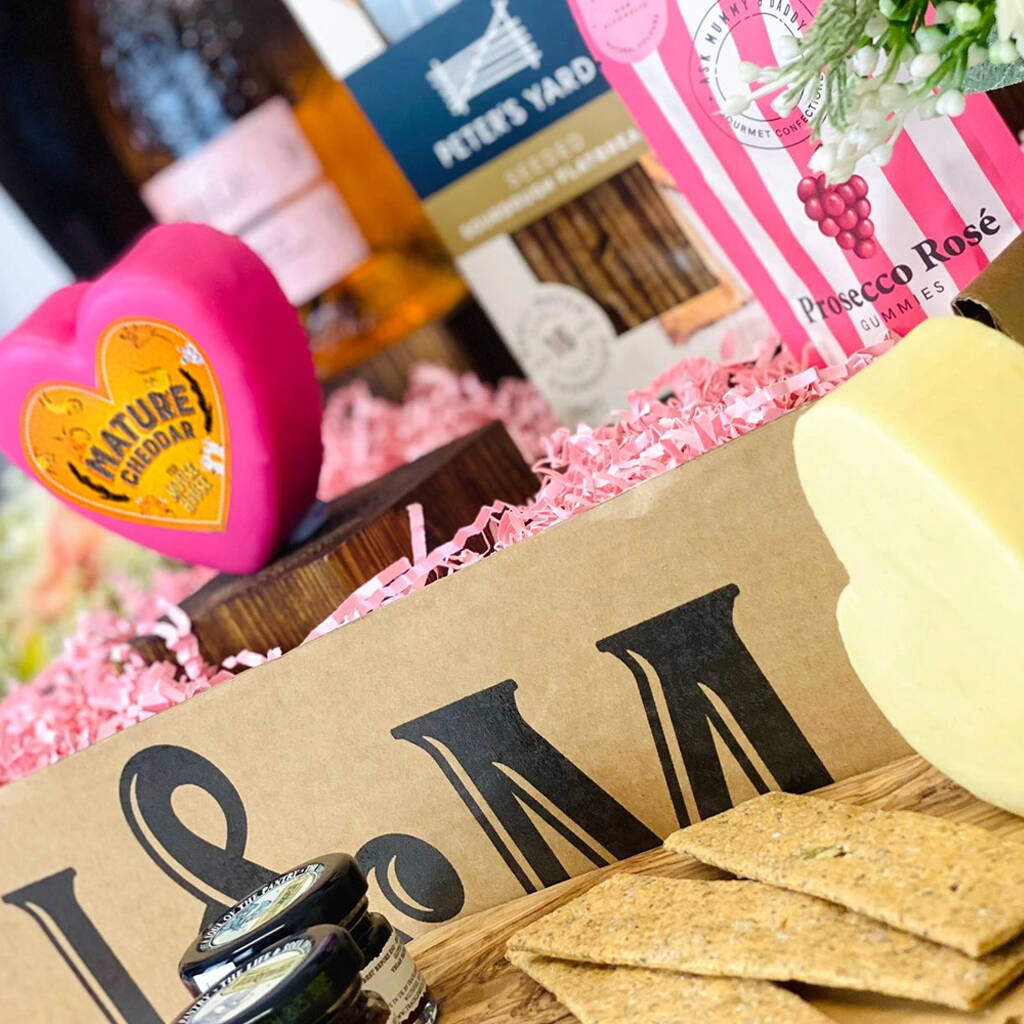 Pink Prosecco And Cheese Hamper By IMP & MAKER