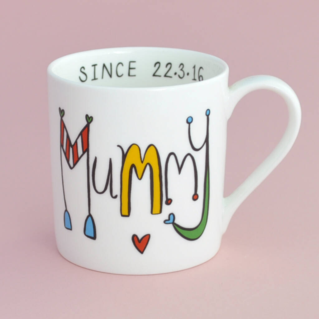 personalised mummy mug by mary fellows | notonthehighstreet.com
