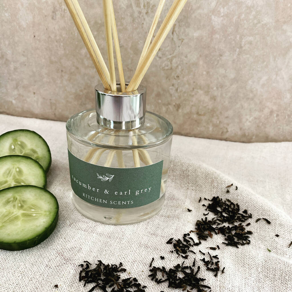 Cucumber And Earl Grey Reed Diffuser By Kitchen Scents ...