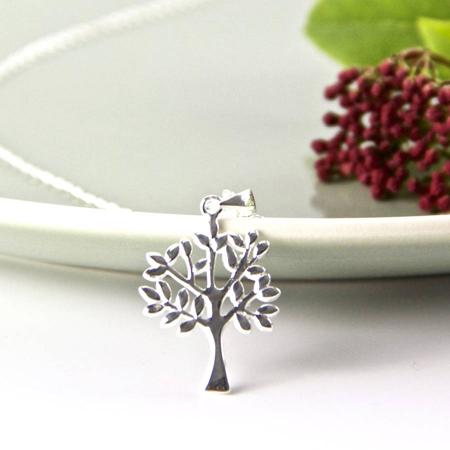 Silver Tree Of Life Necklace By Gaamaa | notonthehighstreet.com
