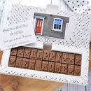 personalised chocolate 33 letters by morse toad | notonthehighstreet.com
