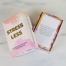 Stress Less Lifestyle Cards By Gift Republic | notonthehighstreet.com